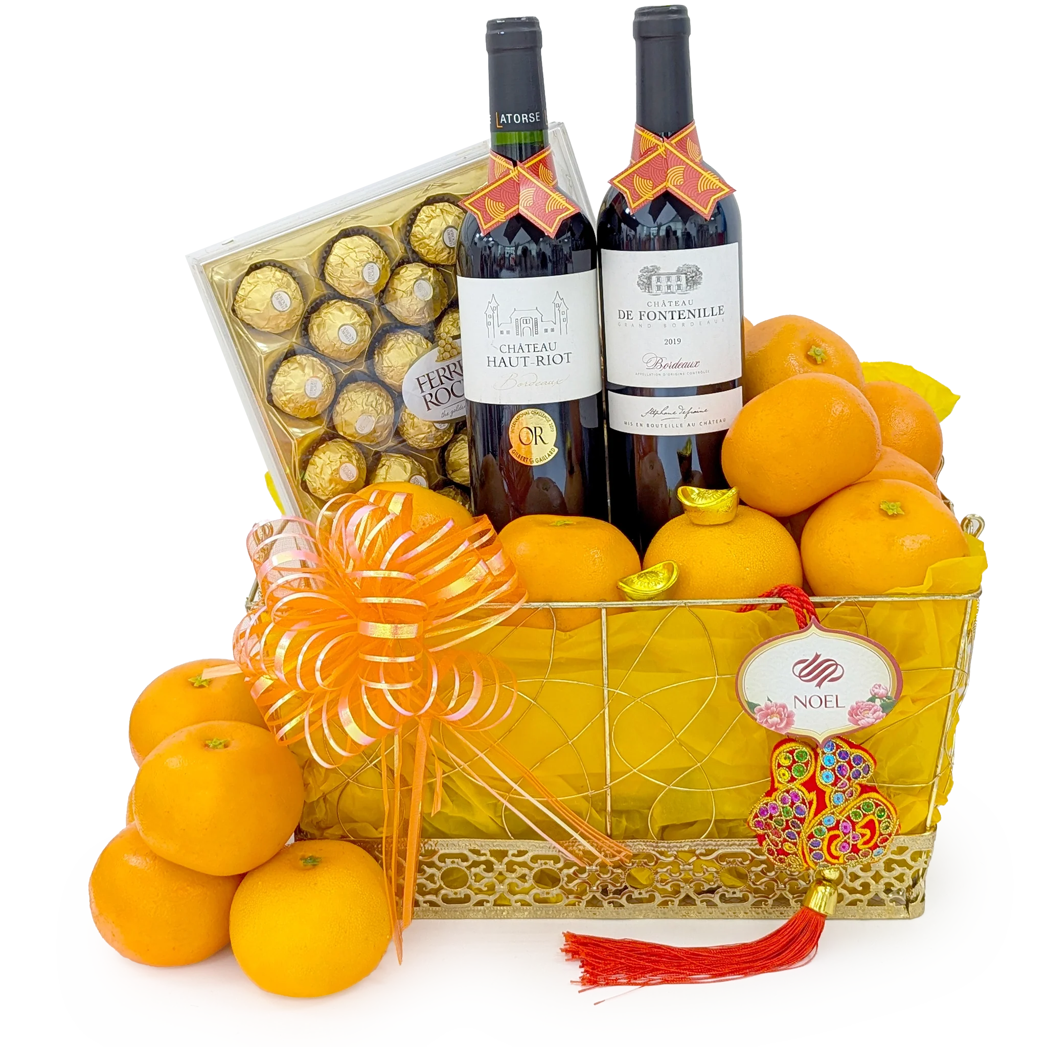 Chinese New Year Smooth Ventures Gift Hamper With Château Haut Riot Re ...